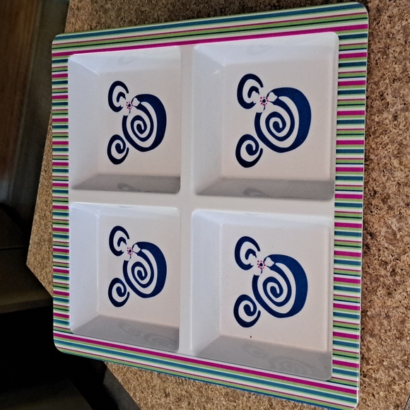 Disney | Dining | Disney Serving Tray With 4 Compartments | Poshmark